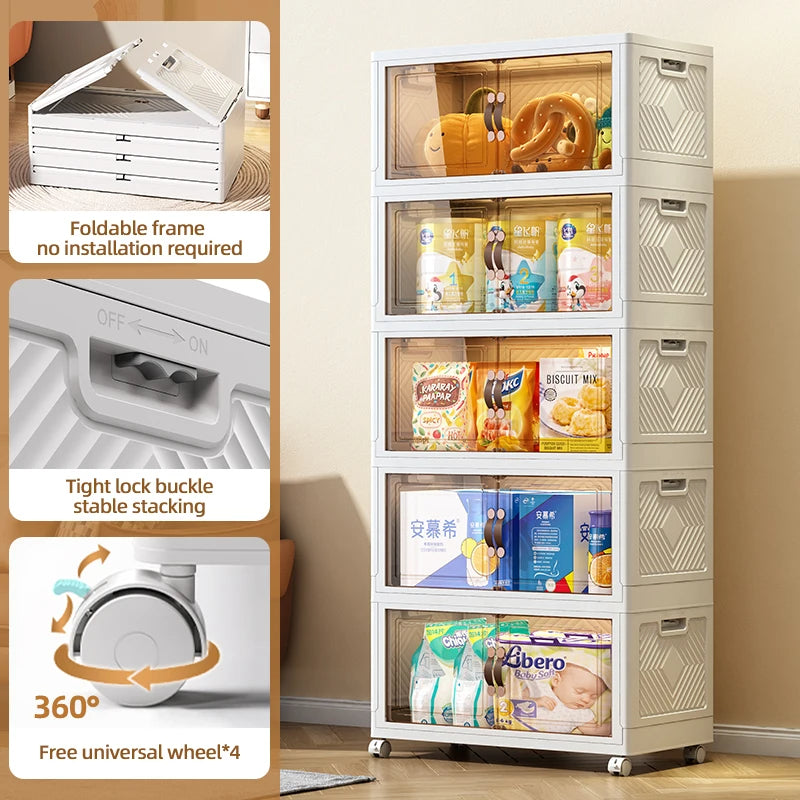 4-Layer Multi-Function Storage Cabinet – TrendestLB